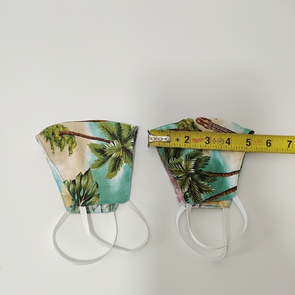Other | 2 Pcs Handmade Hawaii Aloha Face Mask | Poshmark
